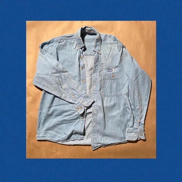 Jackets & Coats | Vintage Embroidered Pfizer Jean Jacket | Poshmark